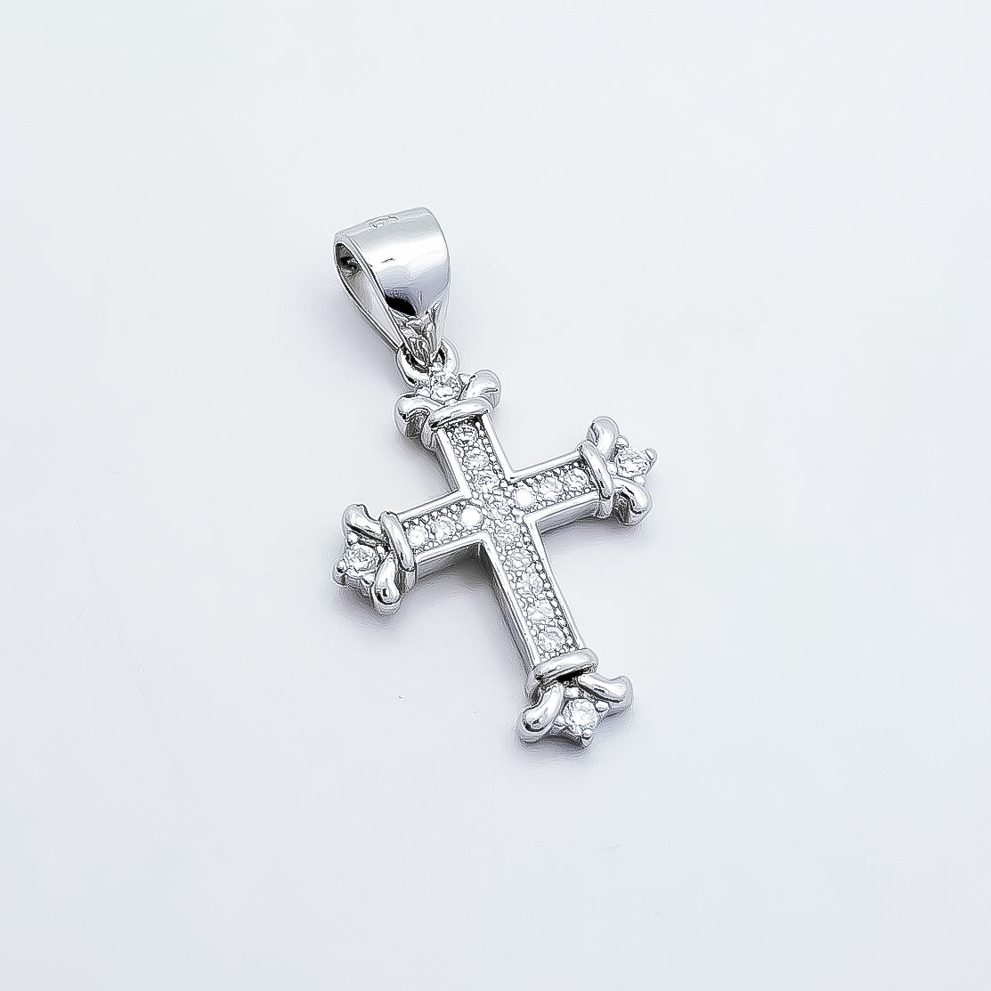 Dije Cruz Chica Zirconia – Joyería Paco